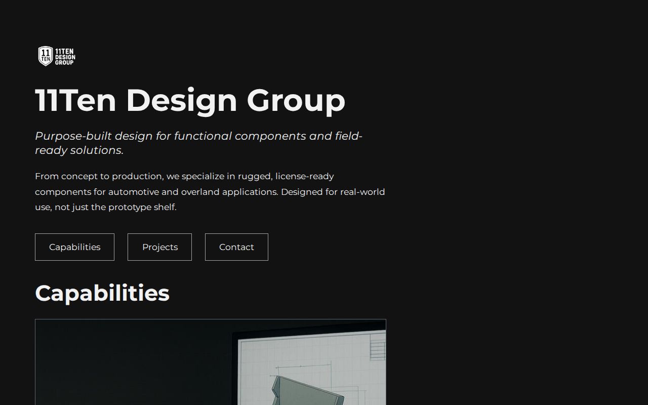 11Ten Design Group – Prototype Product Portfolio